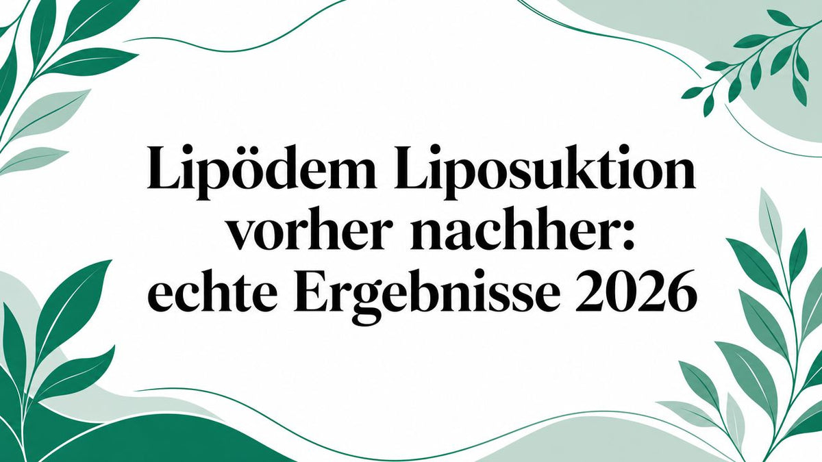 Lipödem Liposuktion vorher nachher: echte Ergebnisse 2026